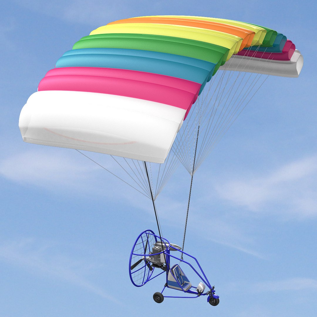 3d Powered Paraglider Model