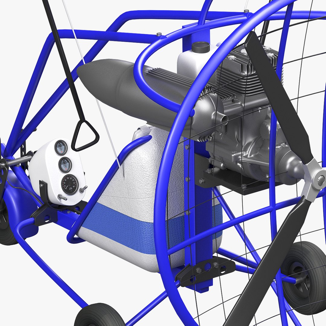 3d Powered Paraglider Model