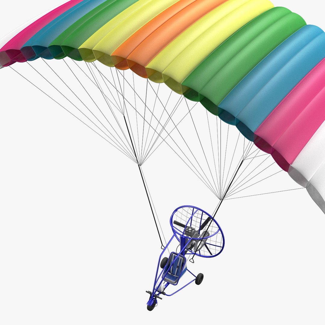 3d Powered Paraglider Model