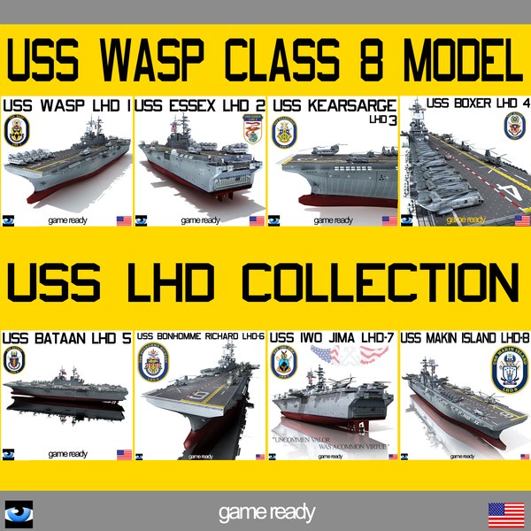 Wasp Class 3D Models for Download | TurboSquid