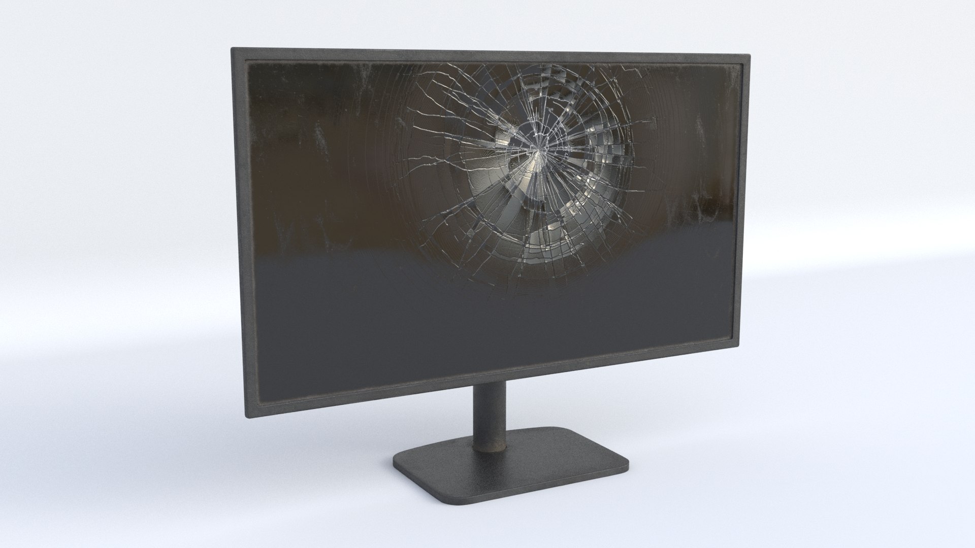 Old Computer Monitor PBR Model - TurboSquid 2358004