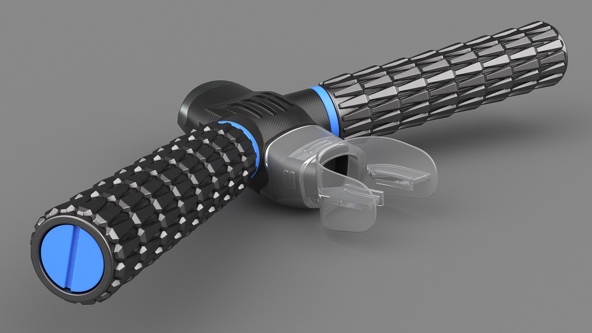 3D model Underwater Breathing Device Blue - TurboSquid 2170131