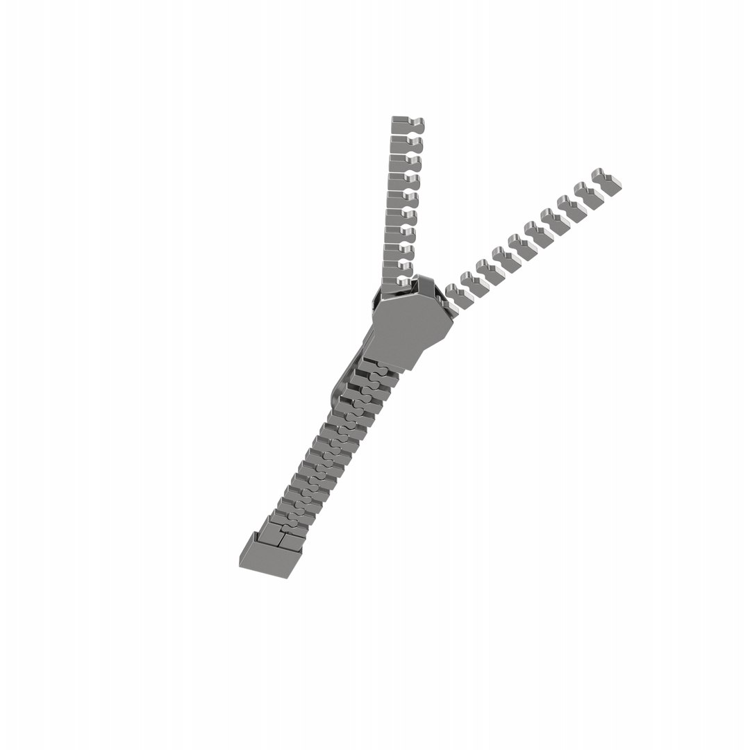 3D Zipper And Slider - TurboSquid 2219778