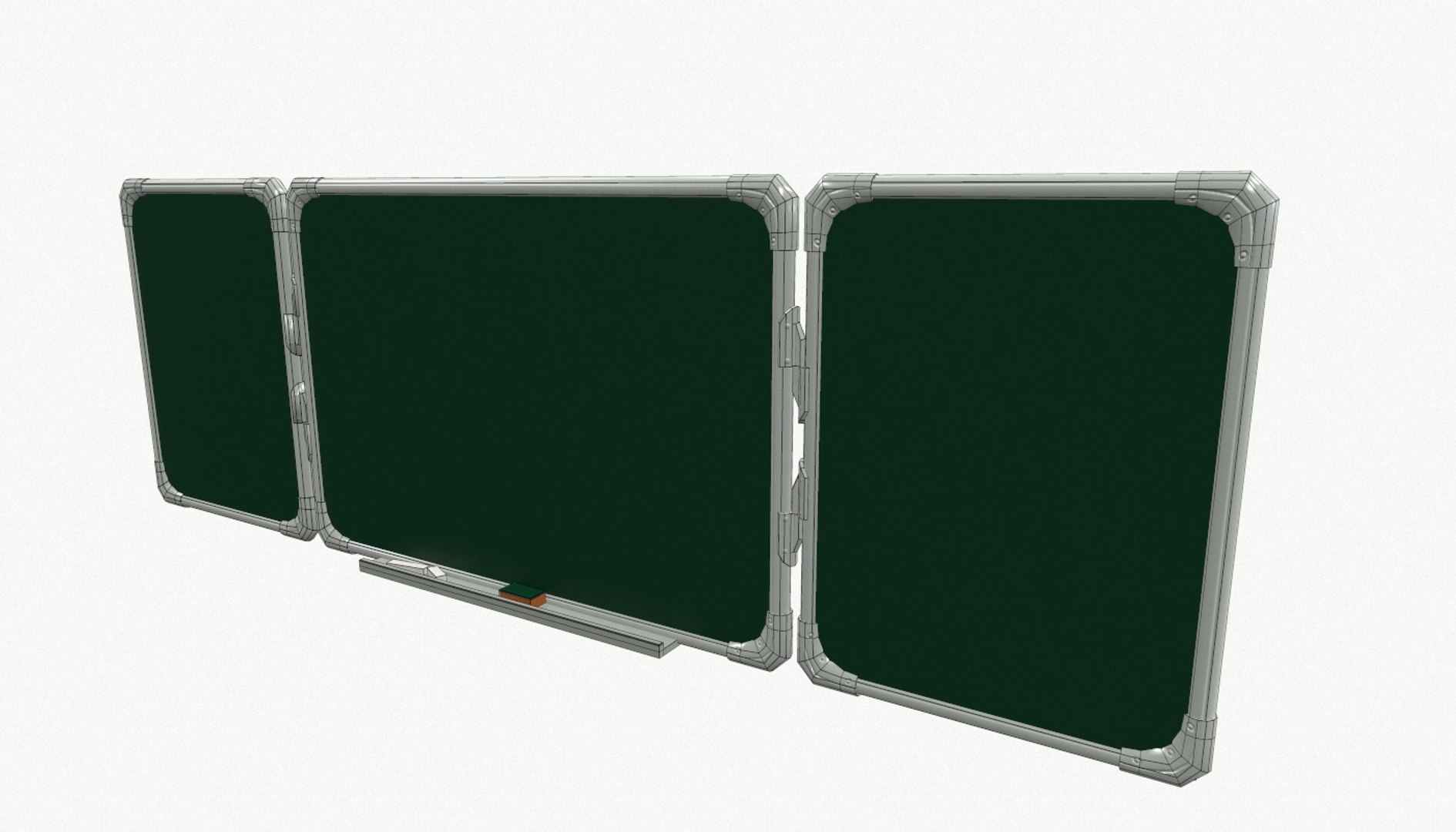 Board Chalkboard 3d Model