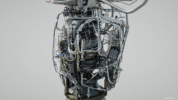 modelo 3d Raptor motor SN50 - TurboSquid 1856870