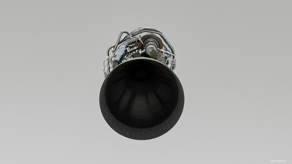 modèle 3D de Moteur Raptor SN50 - TurboSquid 1856870