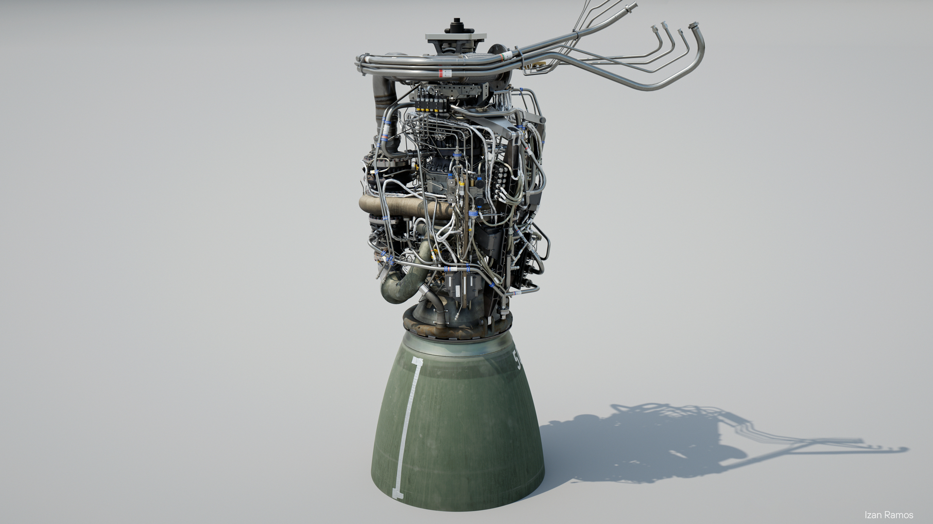 Silnik Raptor SN50 Model 3D - TurboSquid 1856870