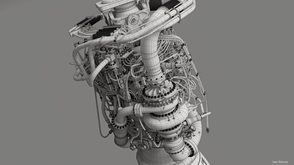 modelo 3d Raptor motor SN50 - TurboSquid 1856870