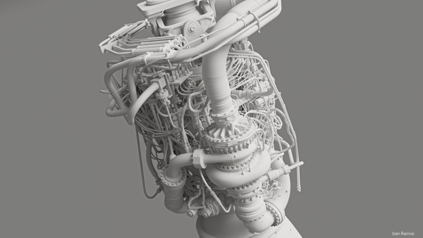 modelo 3d Raptor motor SN50 - TurboSquid 1856870
