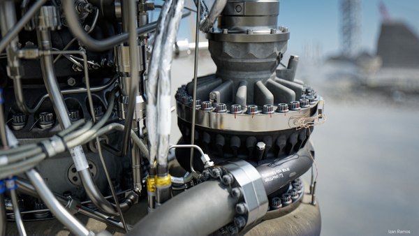 Silnik Raptor SN50 Model 3D - TurboSquid 1856870