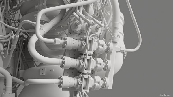 Motor Raptor SN50 Modelo 3D - TurboSquid 1856870