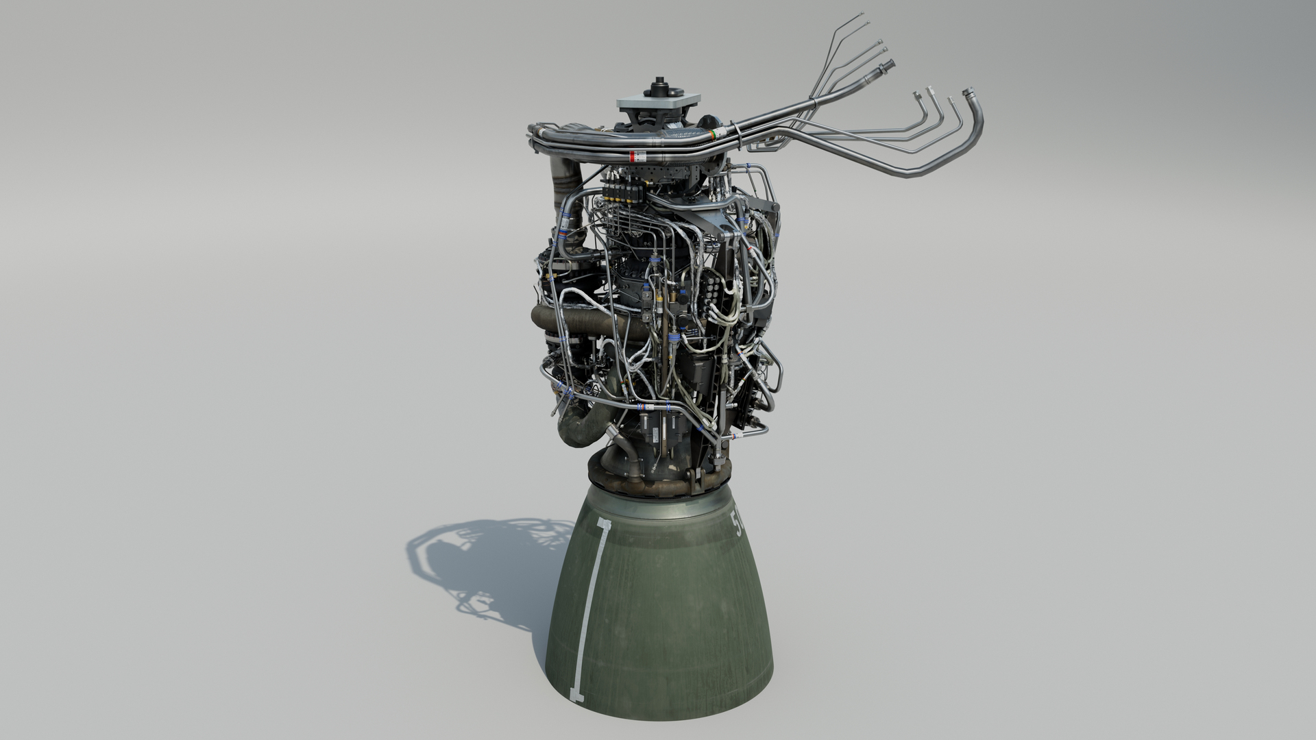 랩터 엔진 SN50 3D 모델 - TurboSquid 1856870