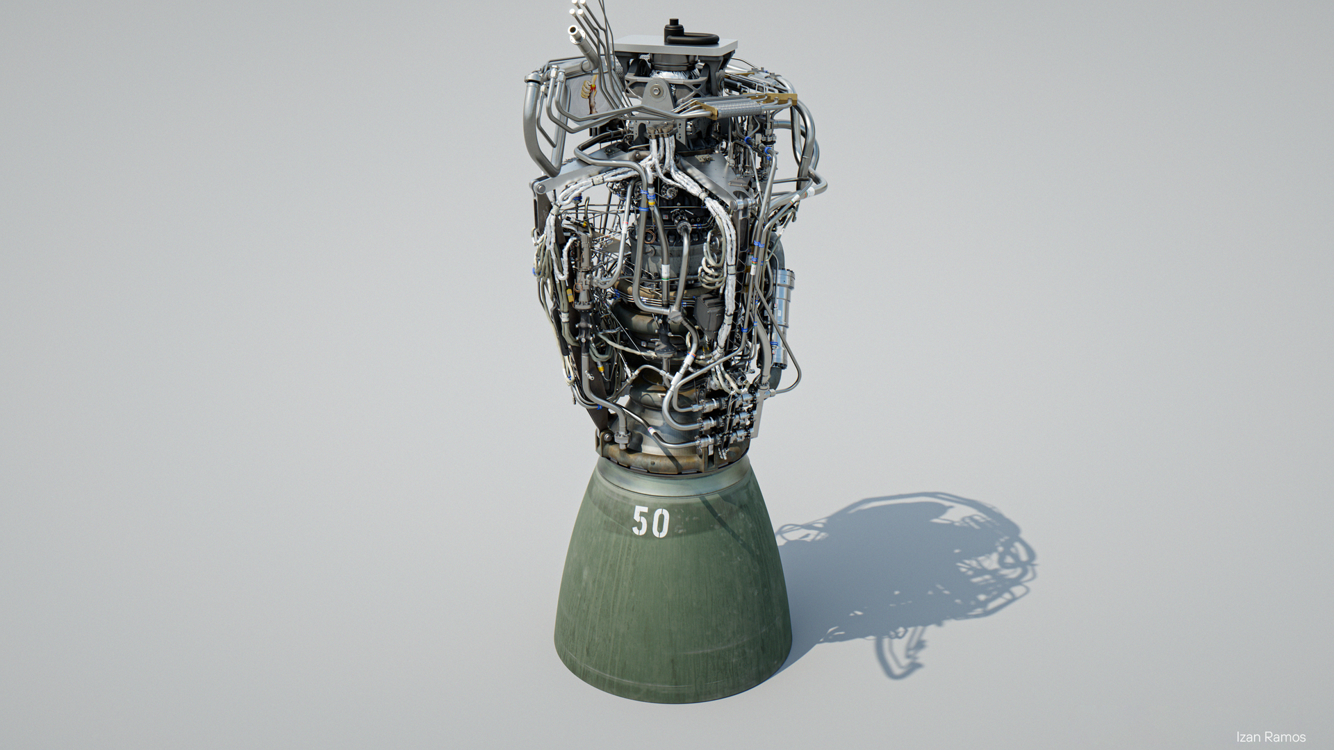 Silnik Raptor SN50 Model 3D - TurboSquid 1856870