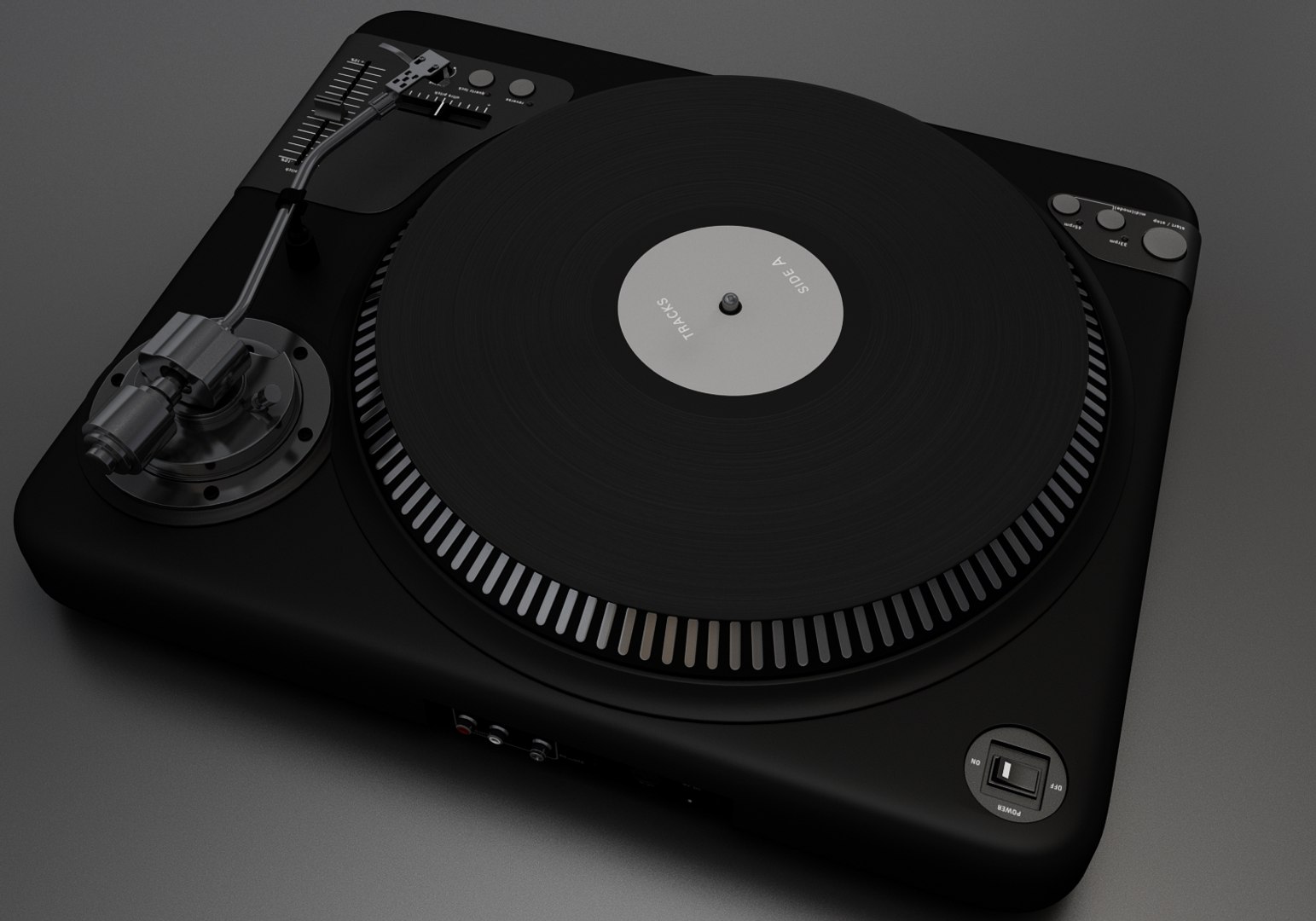 3D Turntable Devices Electronic Model - TurboSquid 1500323