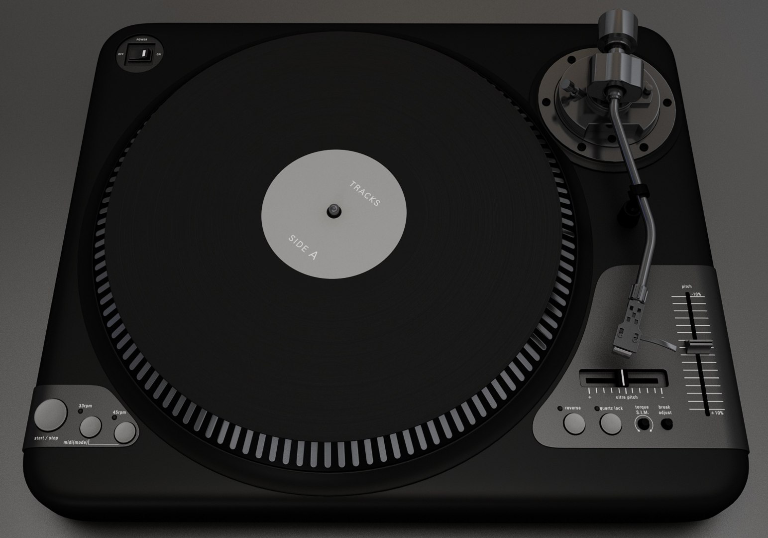3D Turntable Devices Electronic Model - TurboSquid 1500323