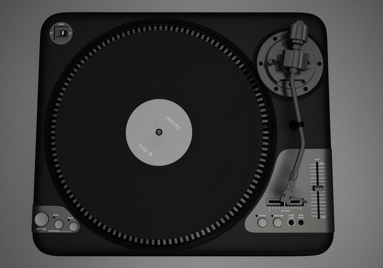 3D Turntable Devices Electronic Model - TurboSquid 1500323