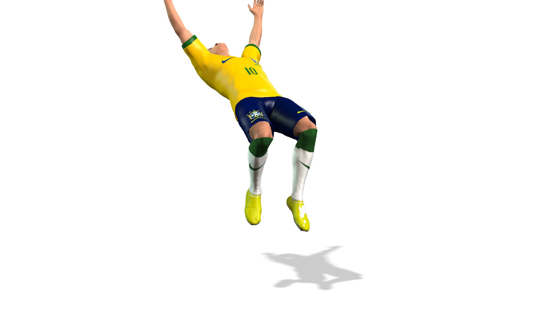 Neymar Famous Soccer Player 3D Rigged Model Ready For Animation 3D ...