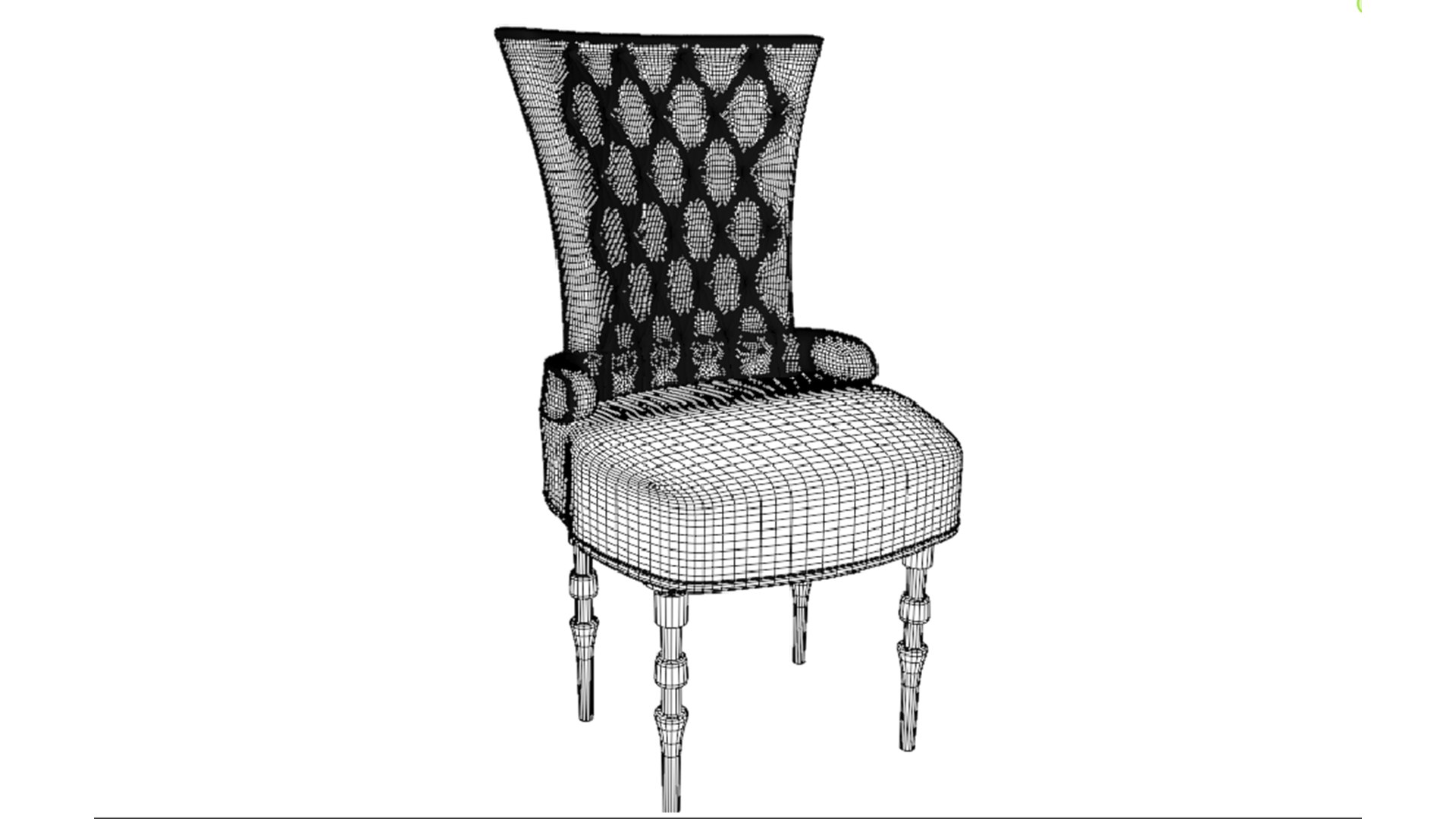 Fabric Chair 3D - TurboSquid 2025645