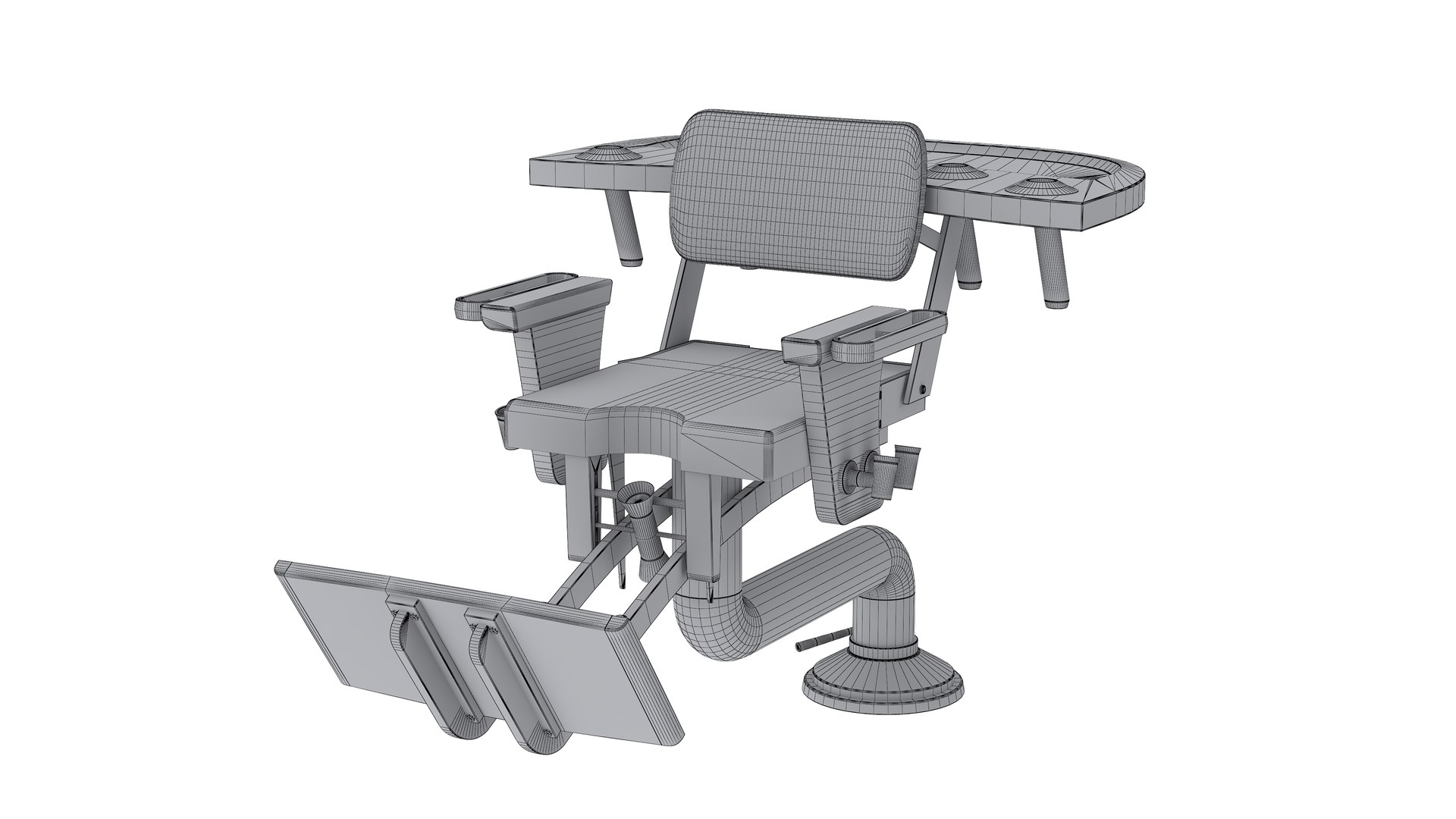 3D Fishing Fighting Chair Model - TurboSquid 2319975