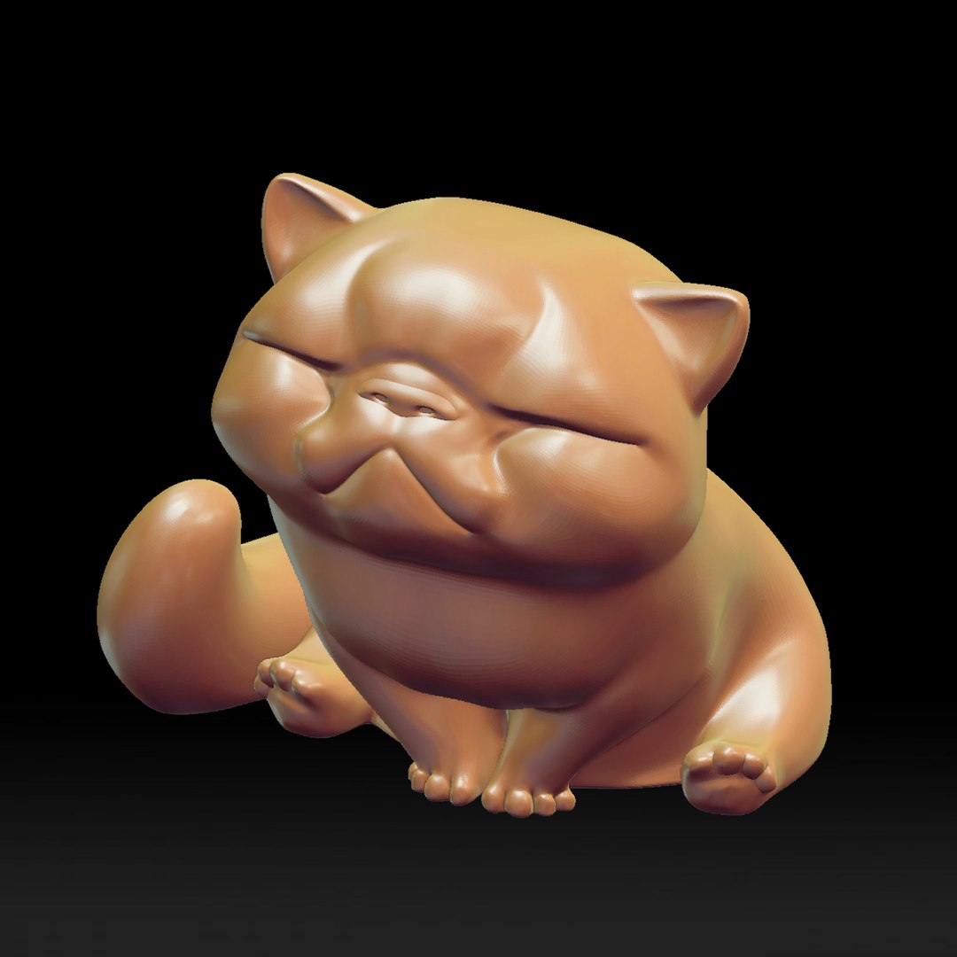Cute Kitten STL print 3D model - TurboSquid 1792037