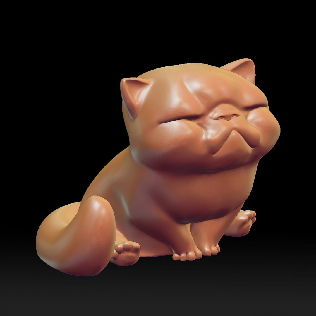 Cute Kitten STL print 3D model - TurboSquid 1792037