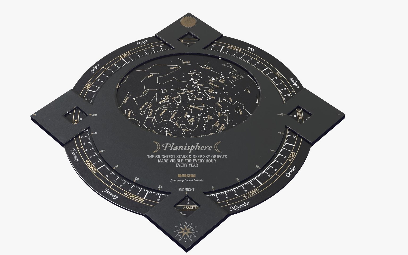 Planisphere Skywatchers Sky 3D Model - TurboSquid 1606975