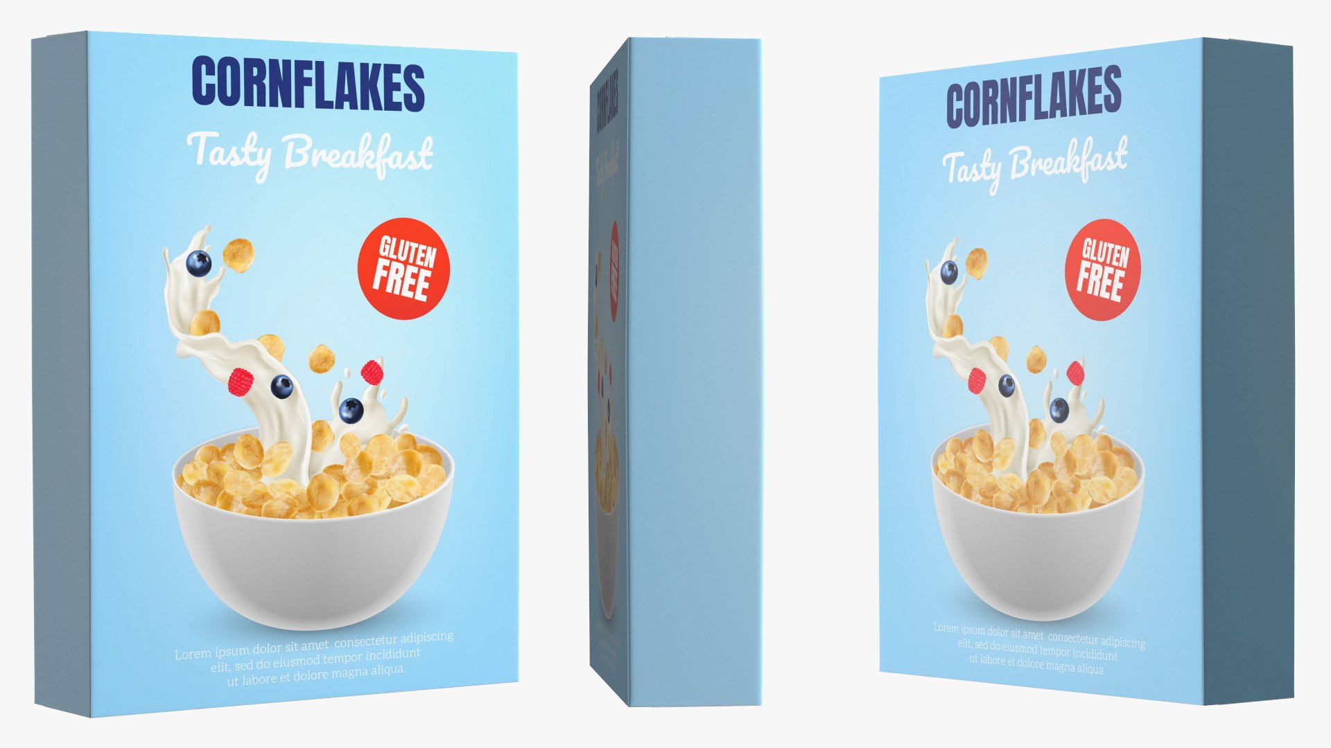Corn Flakes Box Model - TurboSquid 2346152