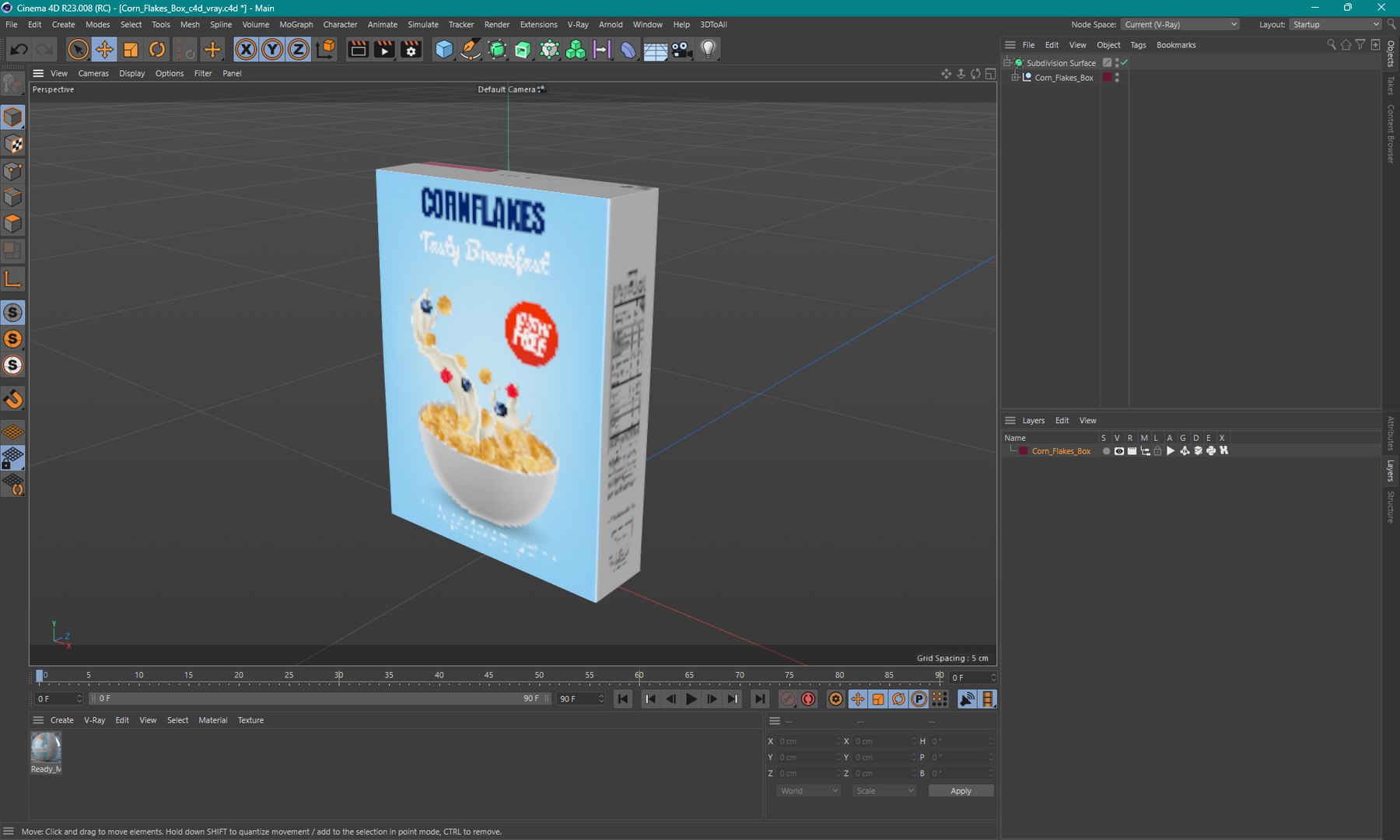 Corn Flakes Box Model - TurboSquid 2346152