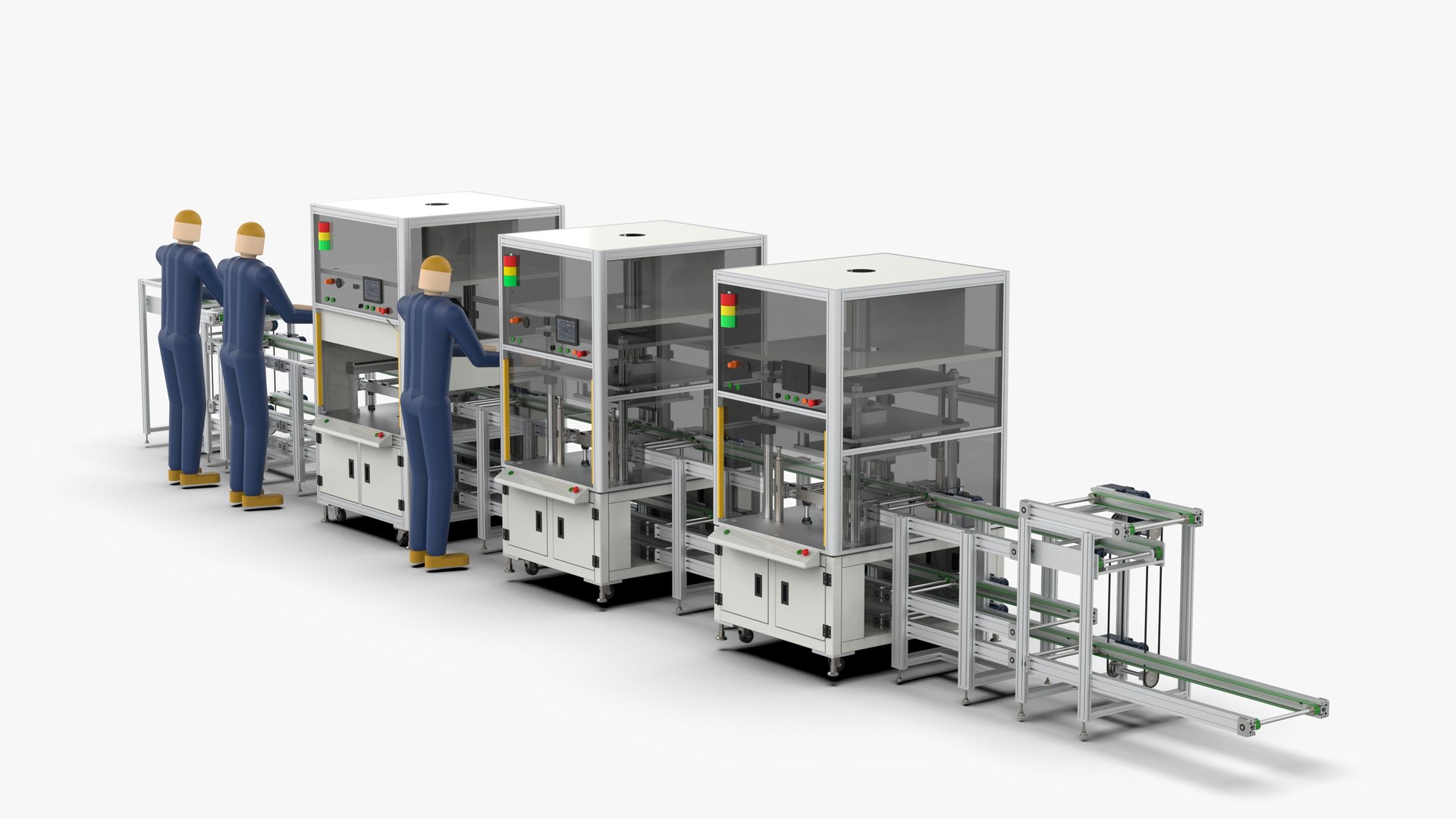 3D Collection Of Automatic Assembly Machine - TurboSquid 2298092