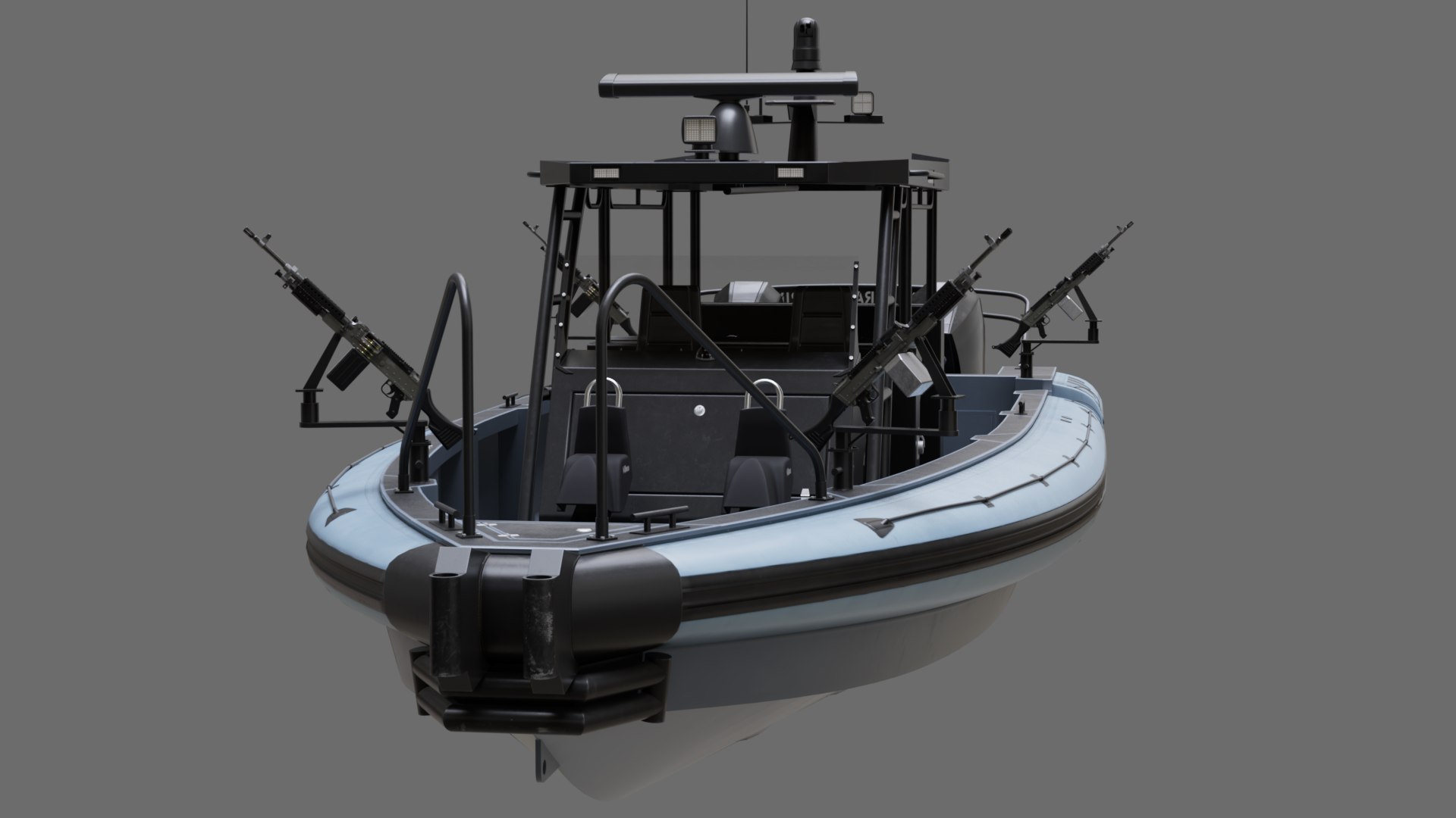 RHIB Special Forces Offshore Interceptor 3D Model - TurboSquid 2416656