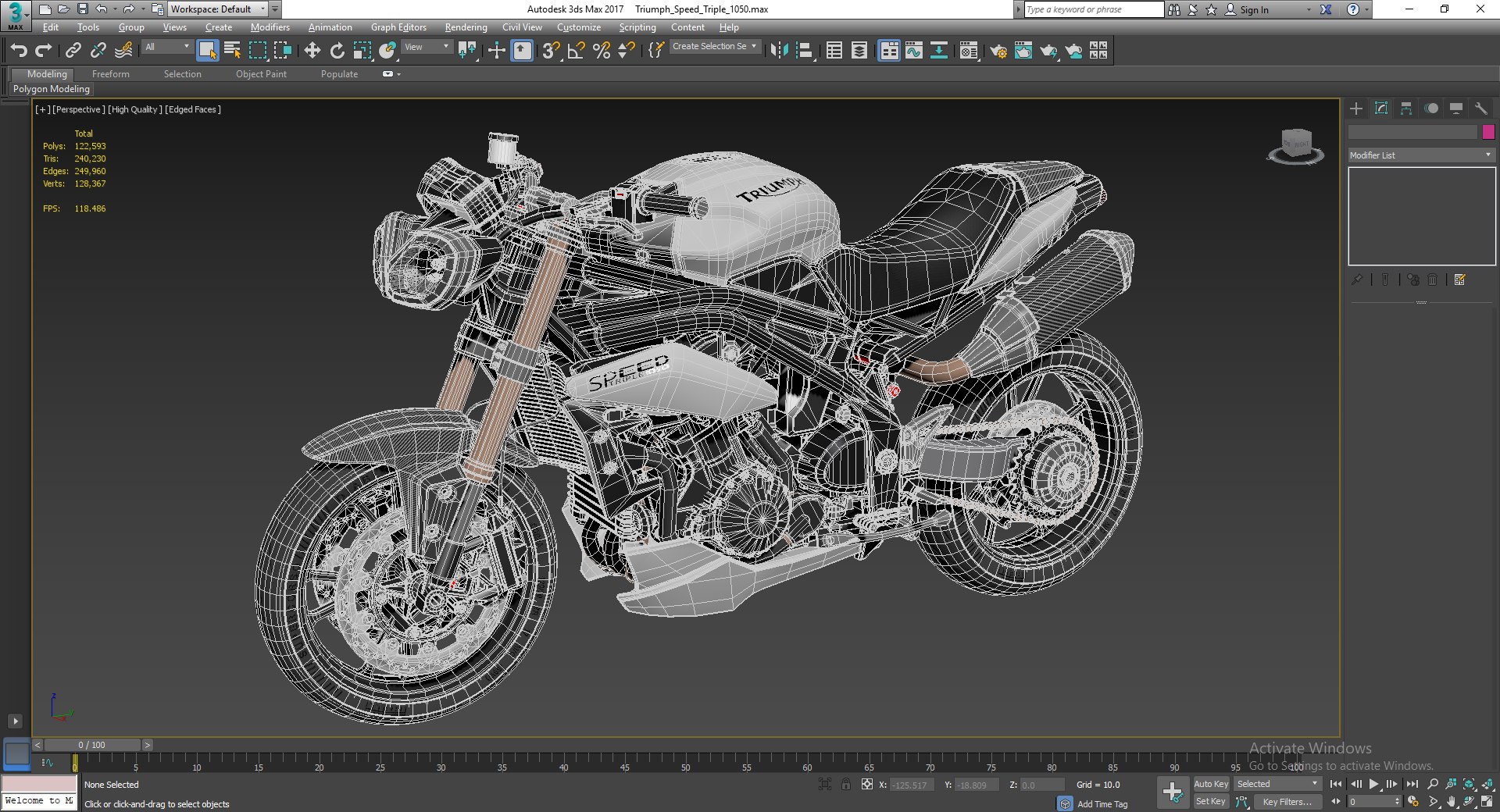 Motorcycle Triumph Speed Triple 3D Model - TurboSquid 1201259
