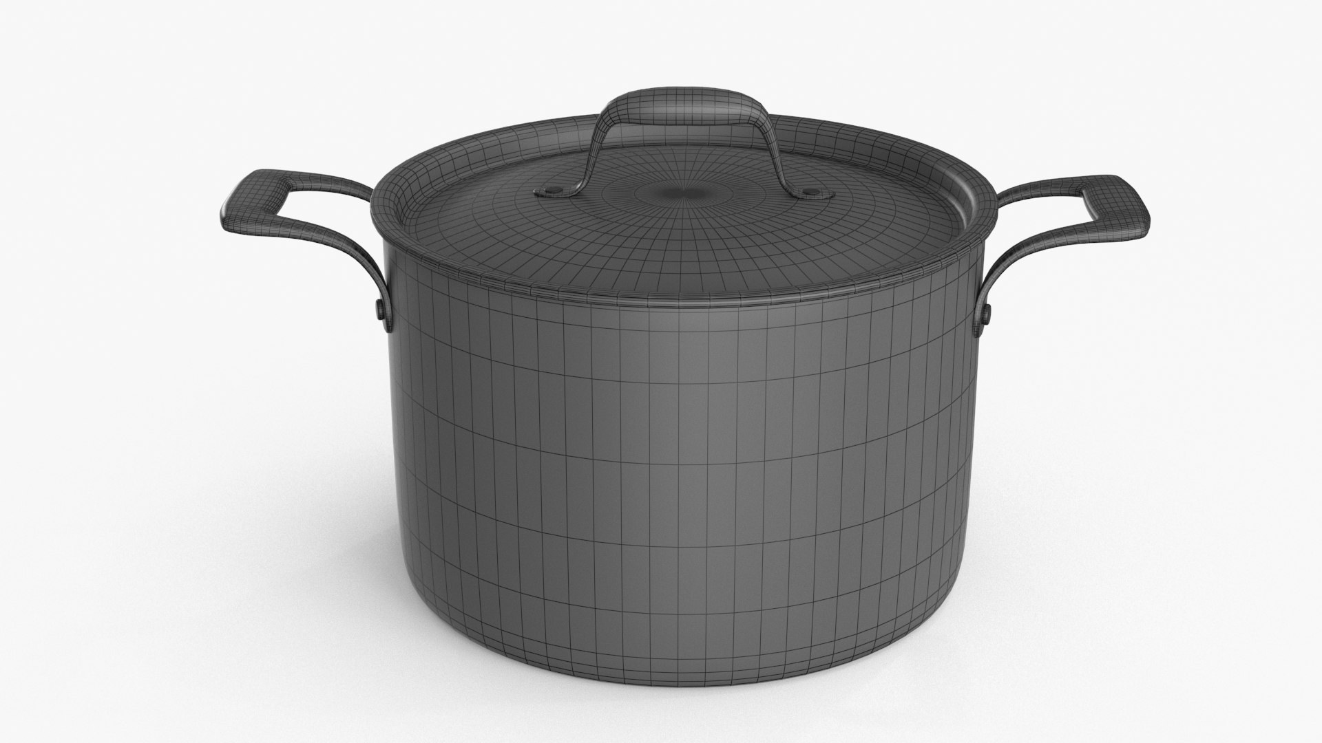 3D Model Stainless Steel Cookware Pan 3D Model - TurboSquid 2233546