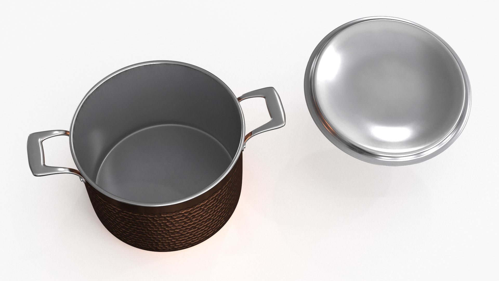 3D Model Stainless Steel Cookware Pan 3D Model - TurboSquid 2233546