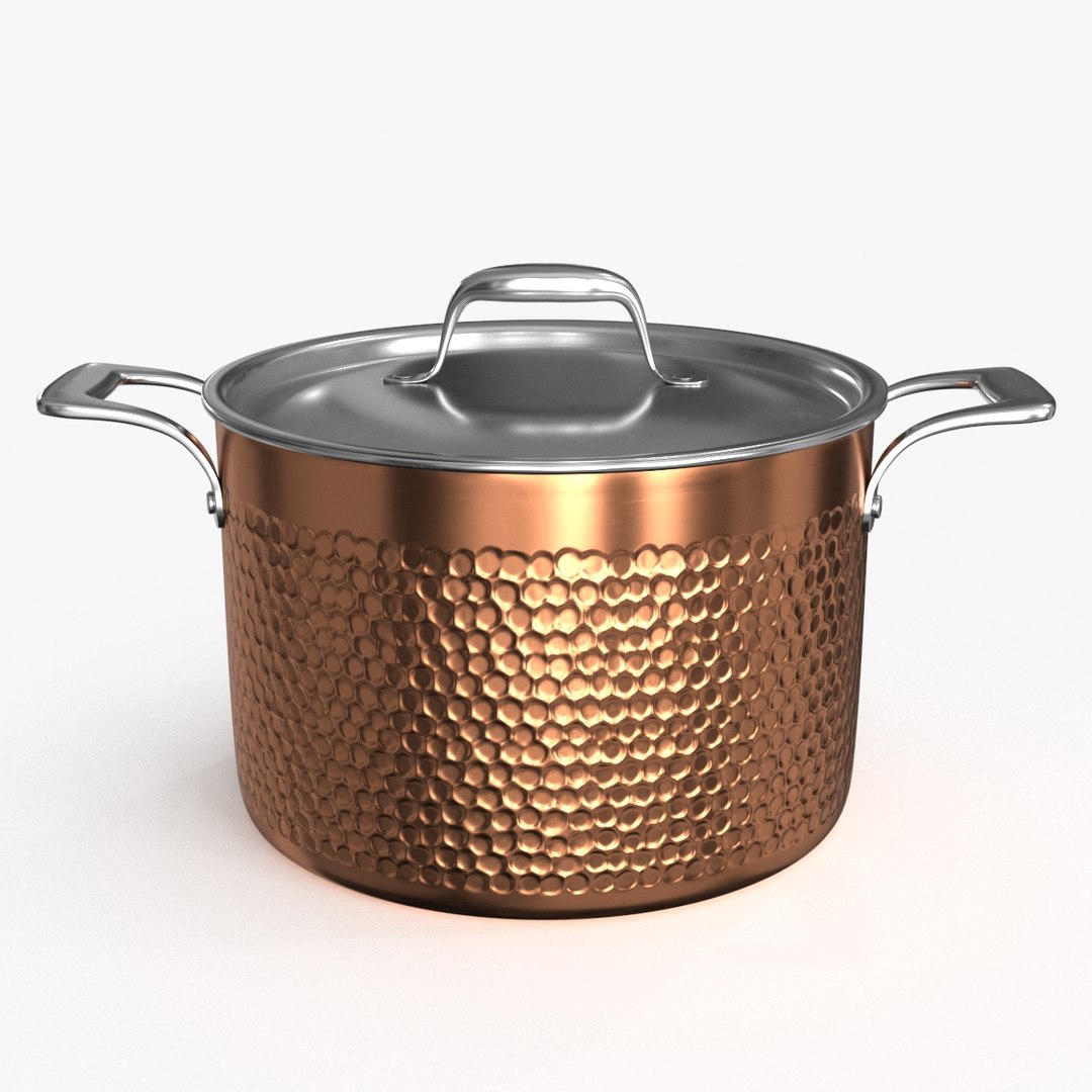 3D Model Stainless Steel Cookware Pan 3D Model - TurboSquid 2233546