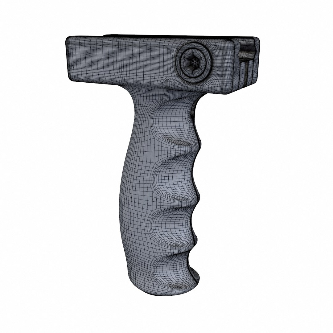 Vertical Foregrip Weapon 3D Model - TurboSquid 1398403