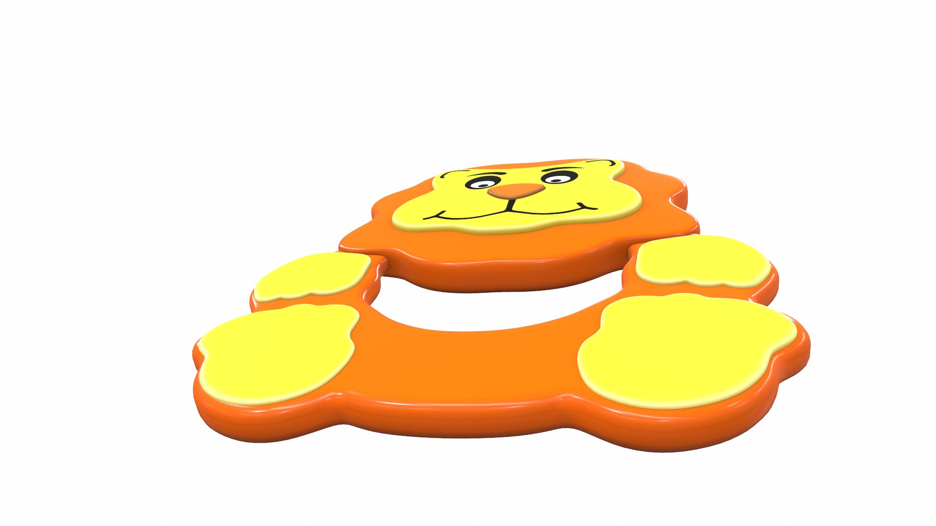 Plastic baby toy teether lion 3D model - TurboSquid 2109236