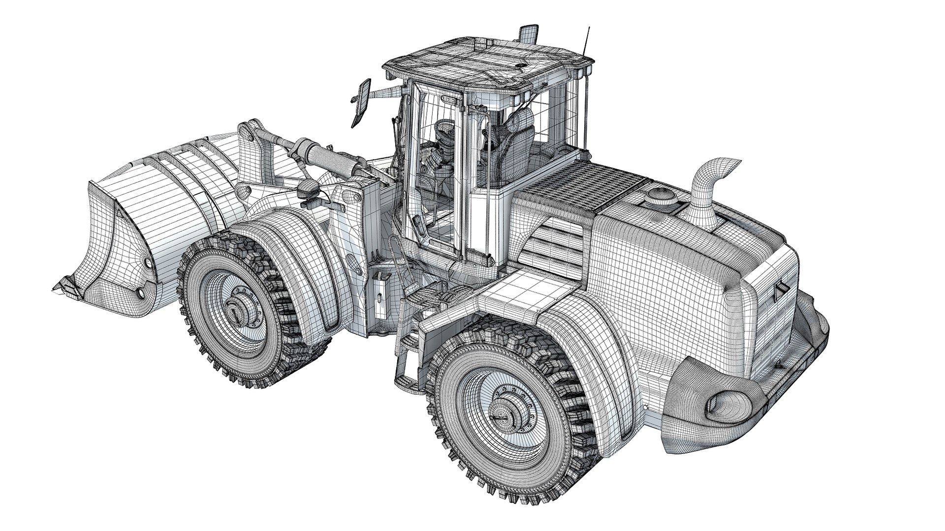 3D model wheel load loader - TurboSquid 1689631