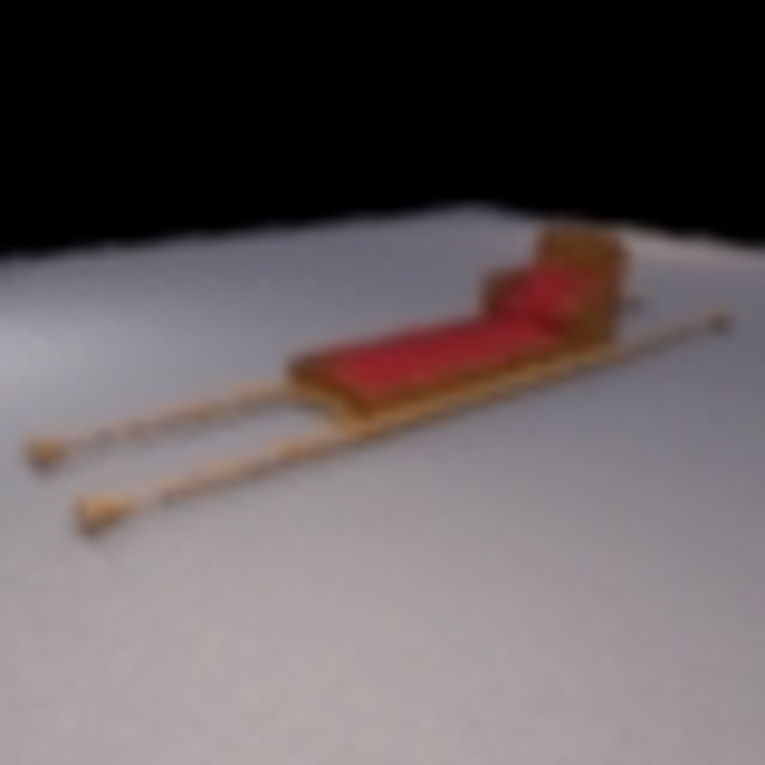 3d Ancient Palanquin Model