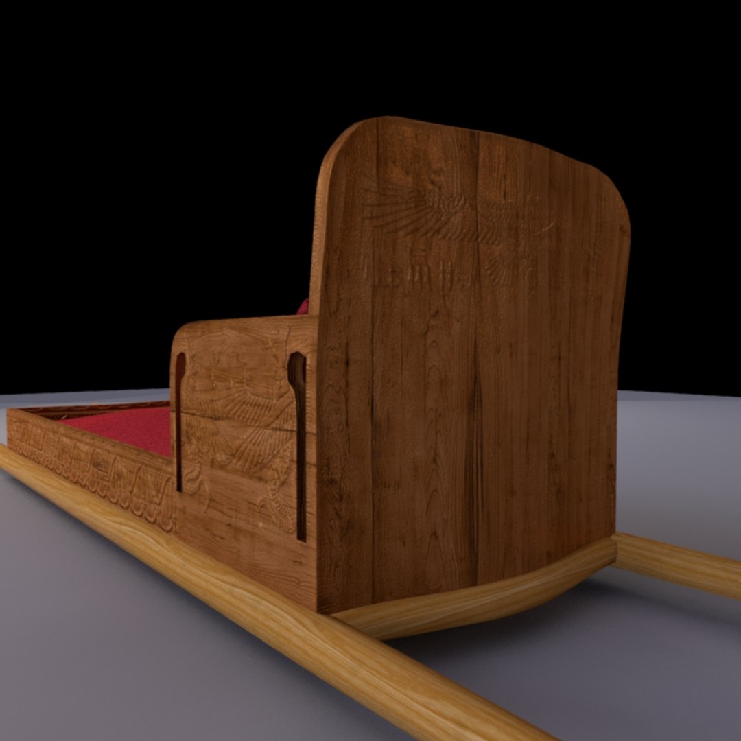 3d Ancient Palanquin Model