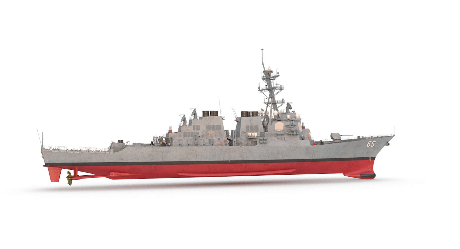 3D Model Uss Benfold Ddg - TurboSquid 1420808