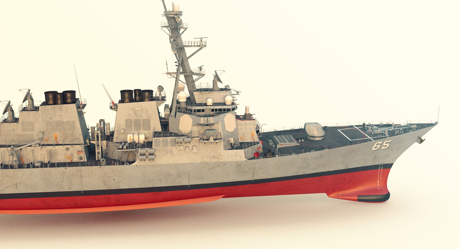 3D model uss benfold ddg - TurboSquid 1420808
