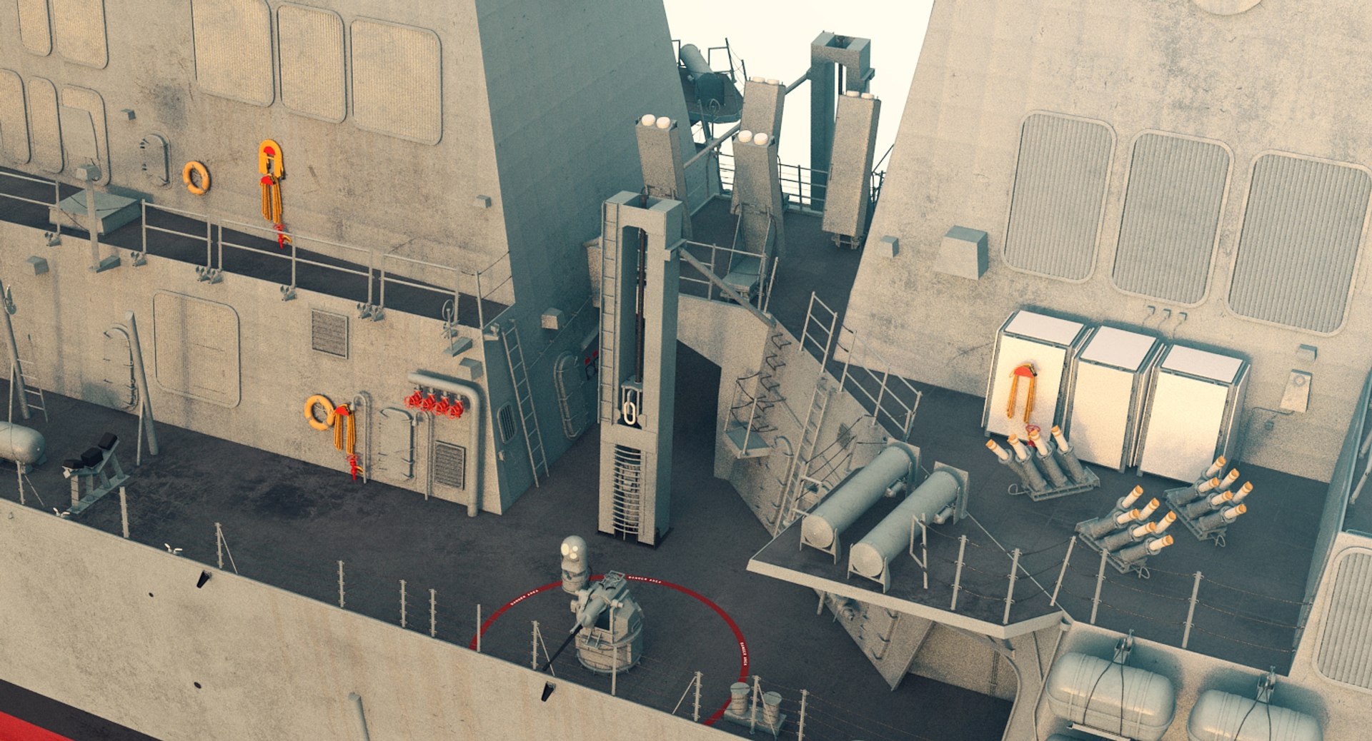 3D model uss benfold ddg - TurboSquid 1420808