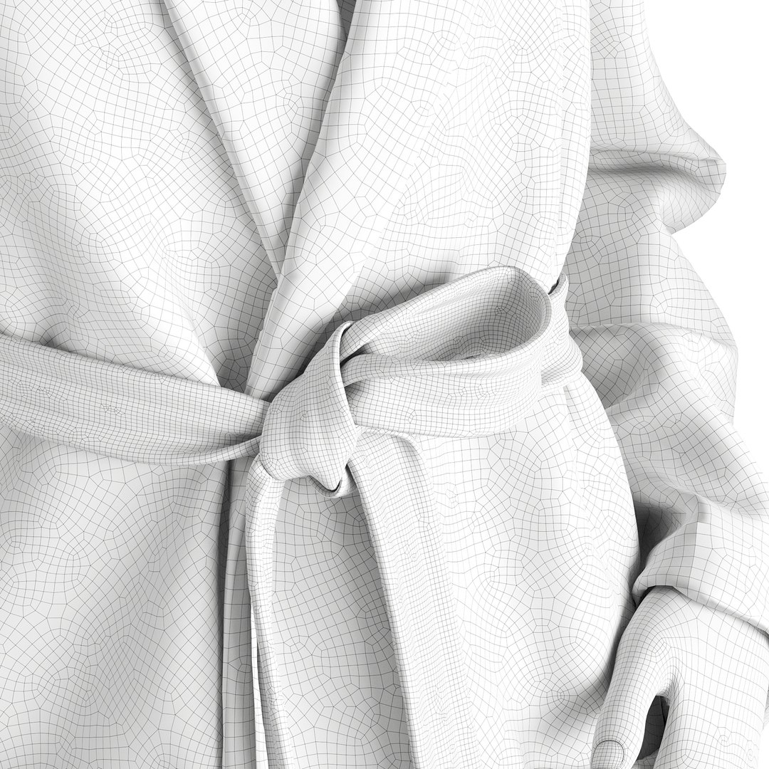 3D Bathrobe Mannequin Set 09 model - TurboSquid 2005479