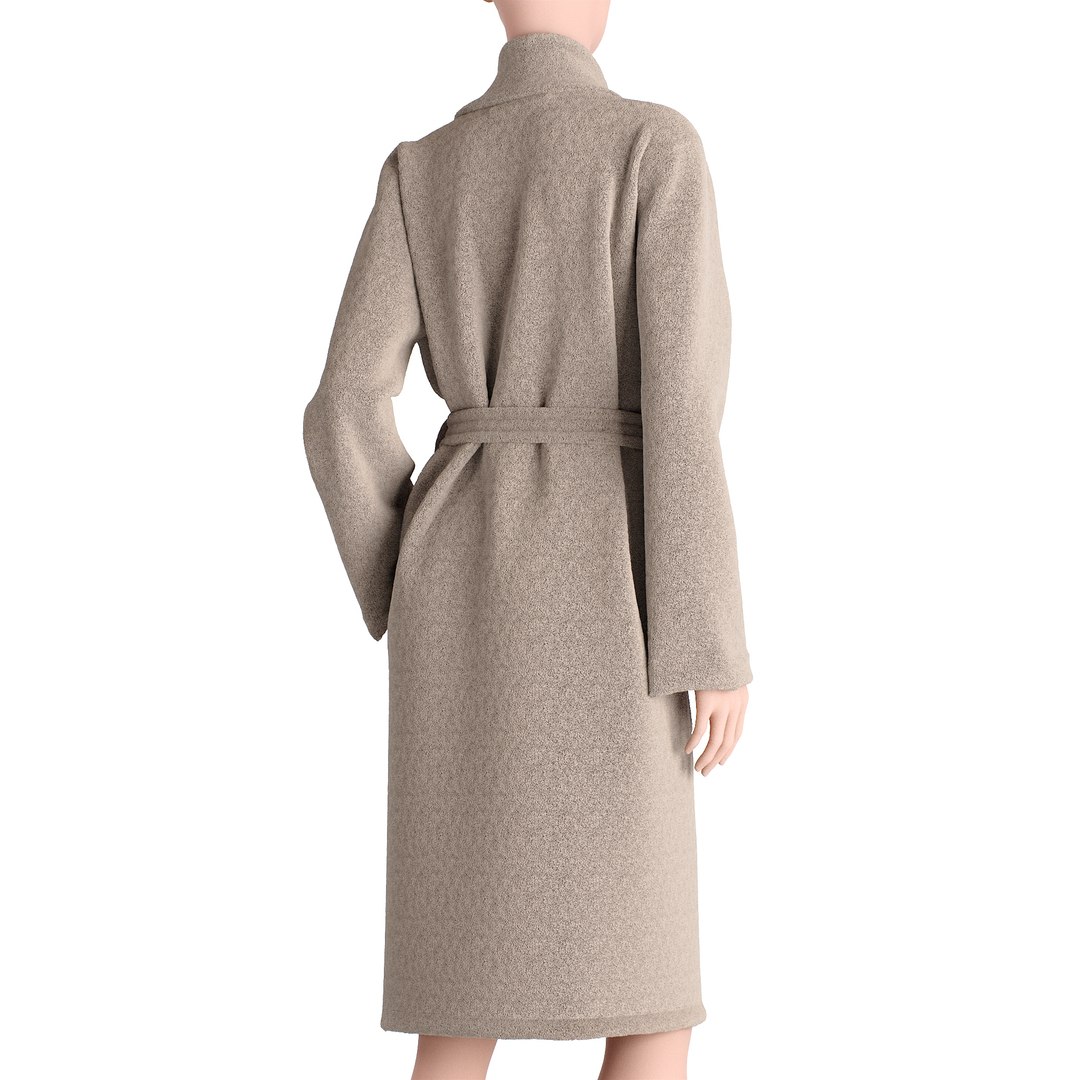 3D Bathrobe Mannequin Set 09 model - TurboSquid 2005479