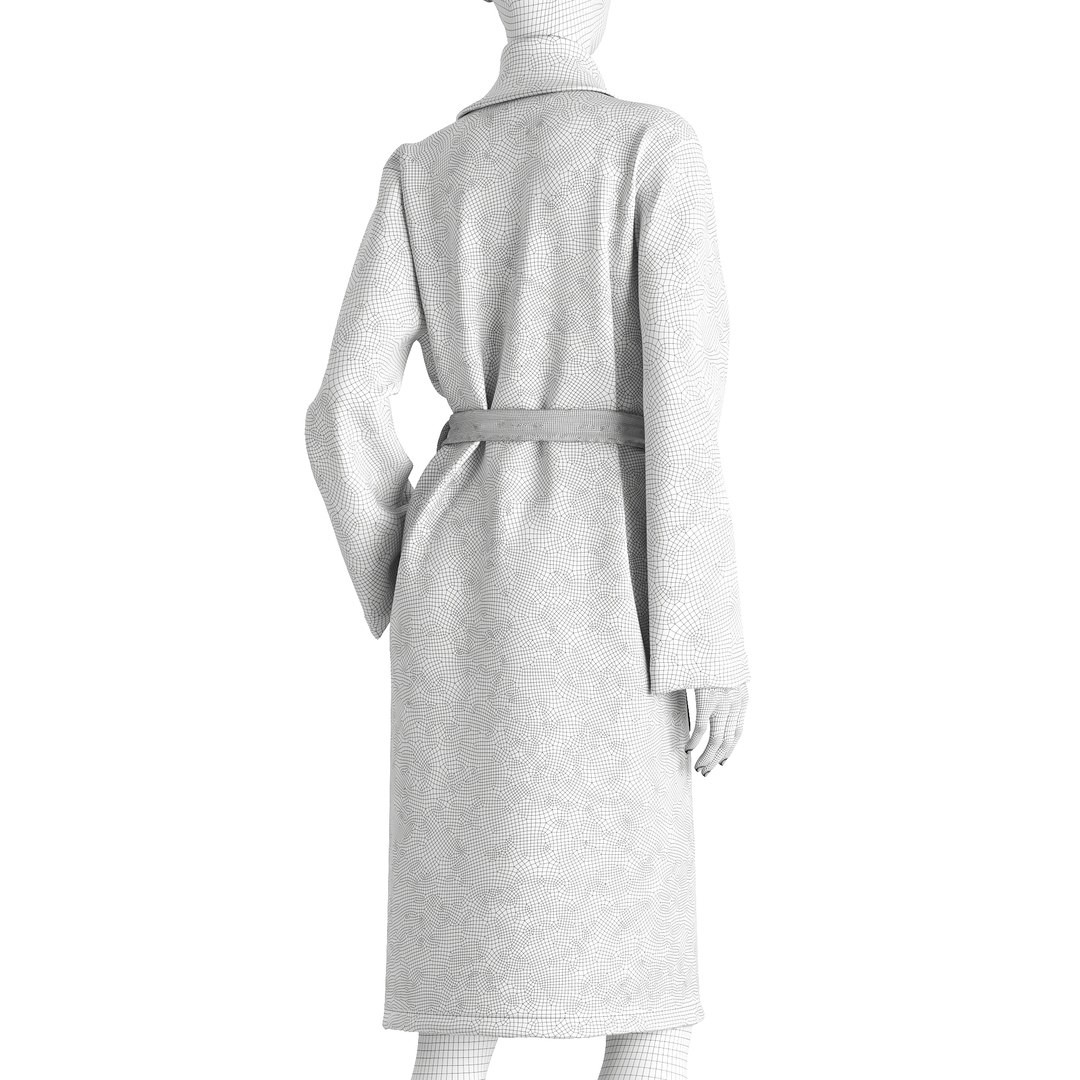 3D Bathrobe Mannequin Set 09 model - TurboSquid 2005479