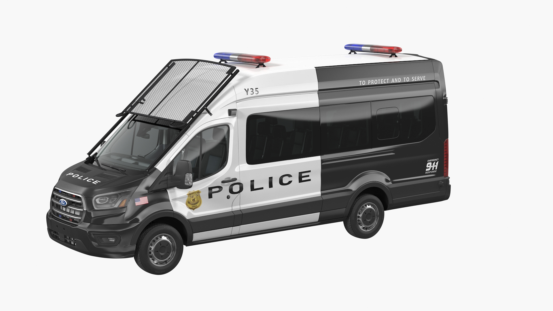 Police Transit 2020 3D - TurboSquid 1485130