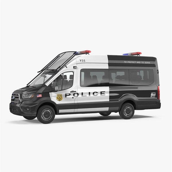 modelo 3d Police Ford Transit 2020 - TurboSquid 1485130