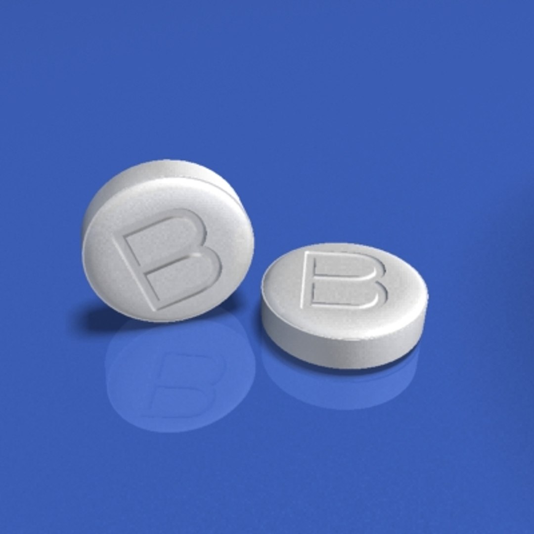 Asprin Bottle Pills 3d Model