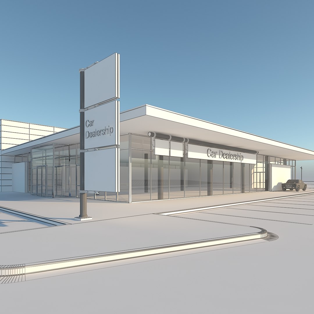 3dmodel Car Dealership 3D Model - TurboSquid 1351072