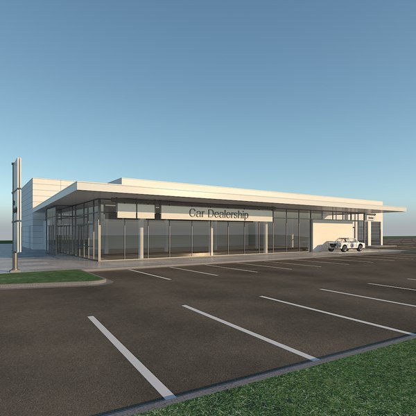 3D car dealership model - TurboSquid 1408503